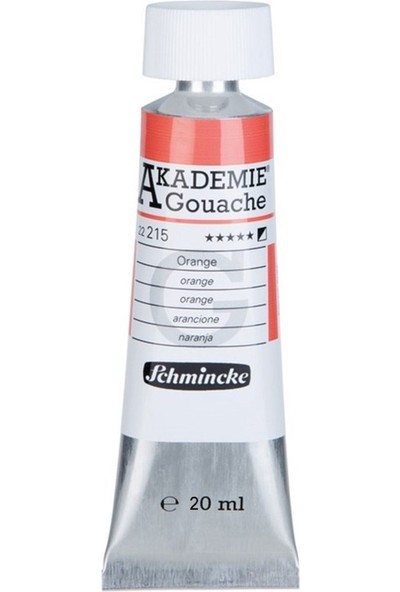 Schmincke Akademie Guaj Boya 20 Ml. 215 Orange