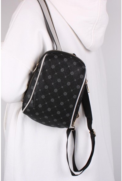 Bagacar 1358 Logo Siyah Suni Deri Telefon Bölmeli Bayan Sırt Çanta Bagacar 1358 Logo Siyah Suni Deri Telefon Bölmeli Bayan Sırt Çanta