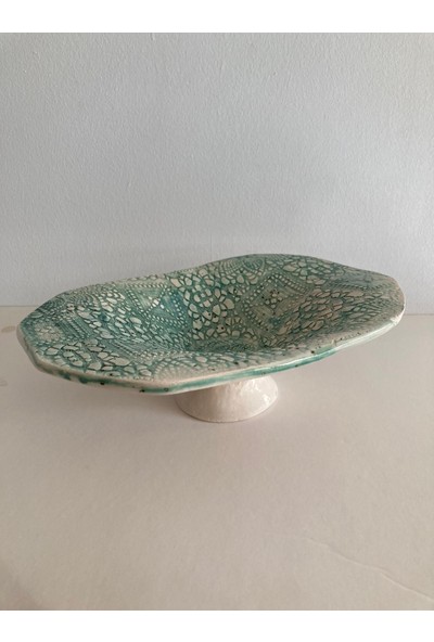 Line Design El Yapımı Seramik Tabak Fa'aaliga Line Design El Yapımı Seramik Tabak Fa'aaliga