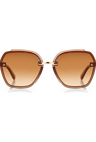 Aqua Di Polo 1987 Kadın Kahverengi Uv 400 Korulmalı Güneş Gözlüğü