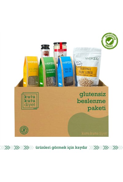 Wefood Glütensiz Beslenme Kutusu (Orta Boy) Wefood Glütensiz Beslenme Kutusu (Orta Boy)
