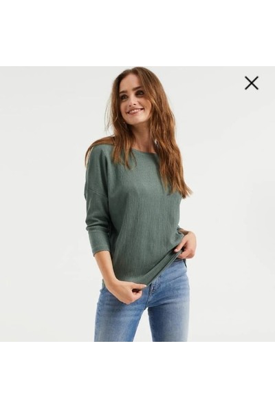 Haki Renkli Bluz