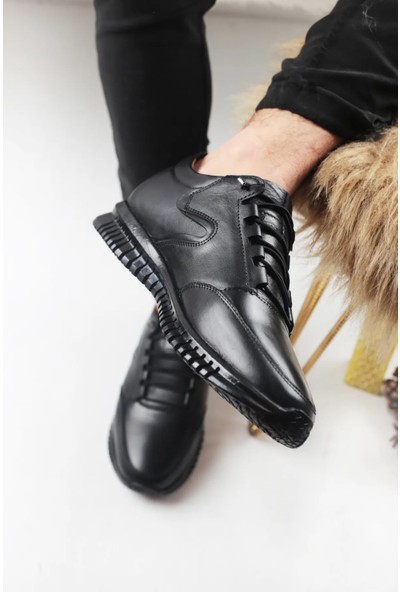 Erkek Kışlık Deri Ayakkabı