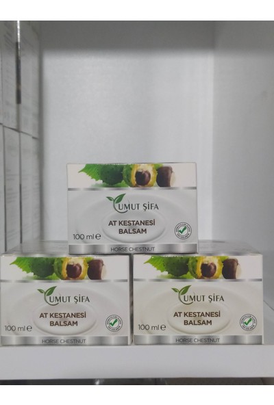 Umut Şifa At Kestanesi Balsam 3 Adet X100 ml Umut Şifa At Kestanesi Balsam 3 Adet X100 ml