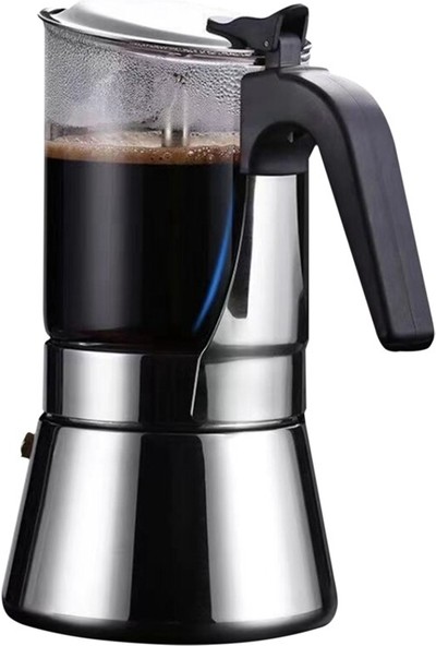 ZSSLD Moka Pot Espresso Maker, Cam ve Paslanmaz Çelik Kahve Kapları (Yurt Dışından) ZSSLD Moka Pot Espresso Maker, Cam ve Paslanmaz Çelik Kahve Kapları (Yurt Dışından)