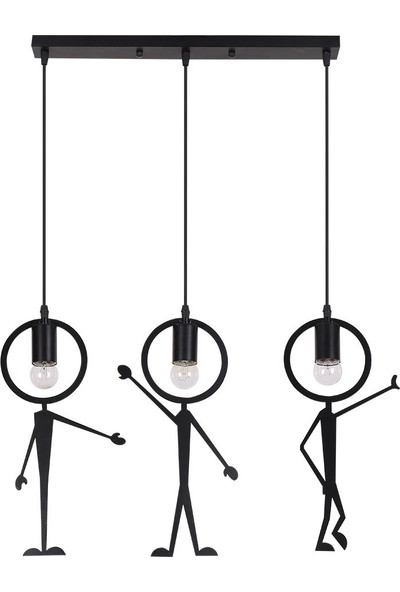 Xinh 50 cm Kurşun Kolye Demir Parça Küçük Demir Adam Avize, LED Karikatür Çocuk Odası Ferforje Avize, Salıncak Küçük Adam Avize Siyah (Yurt Dışından) Xinh 50 cm Kurşun Kolye Demir Parça Küçük Demir Adam Avize, LED Karikatür Çocuk Odası Ferforje Avize, Salıncak Küçük Adam Avize Siyah (Yurt Dışından)
