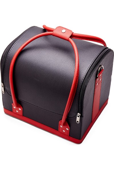 Xinh Kozmetik Kılıf Tırnak Makyaj Çanta Organizatör Kadınlar Güzellik Kutusu Büyük Çok Katmanlı Fıçı Tahta Kutusu Taşınabilir Güzel Bavul | Kozmetik Çanta ve Amp;davalar (Yurt Dışından)