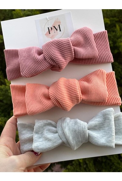 Peri Masalı Kız Bebek/çocuk 3'lü Bandana Set