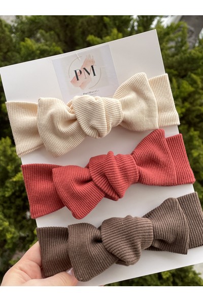 Peri Masalı Kız Bebek/çocuk 3'lü Bandana Set