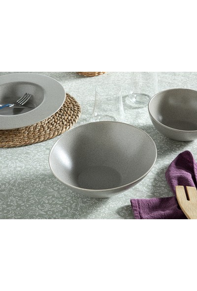 English Home Armonia Seramik Salata Kasesı 18 cm Gri