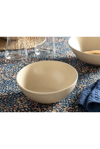 English Home Armonia Seramik Salata Kasesı 18 cm Krem