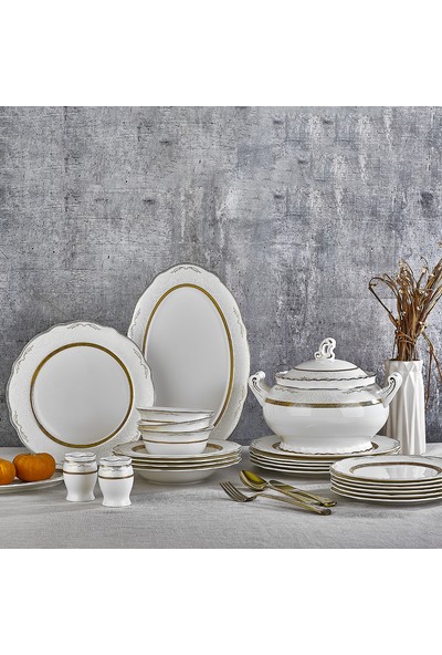 Aryıldız Royal Queen Beylerbeyi 60 Parça Yemek Takımı 60027