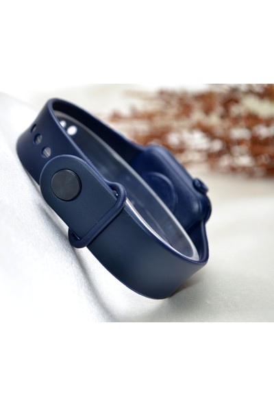 Spectrum Dokunmatik Ekran Lacivert Silikon Kordonlu Kadın Kol Saati