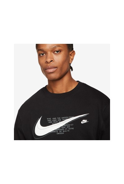 Nike Sportswear Court Swoosh Herren Sweatshirt Sweater DM3157-010