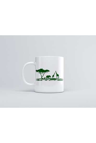 Uadac Afrıcan Safarı Green Kupa Mug