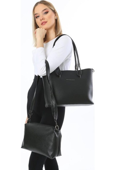 Michael Polo Kadın El ve Omuz Ikili Çanta Takımı