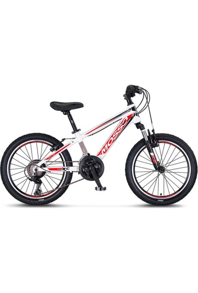 Mosso Wildfire V 20 Jant Beyaz Kırmızı Bisiklet