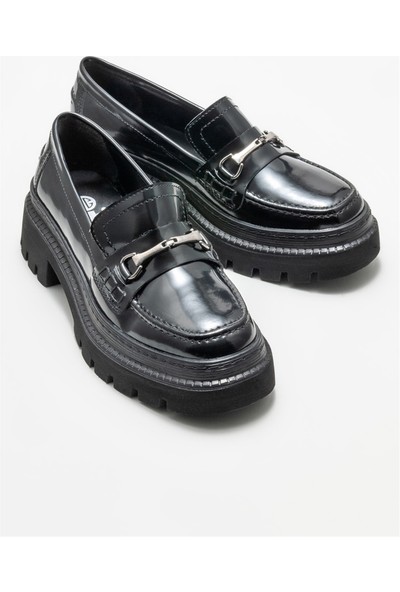 Elle Shoes Siyah Kadın Loafer
