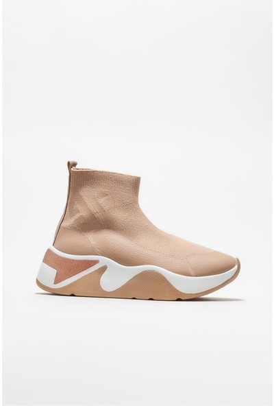 Elle Shoes Naturel Kadın Spor Bot