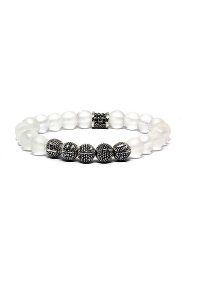 Bakcenter Kişiye Özel Buzlu Cam Taşı Bileklik Doğal Taş Bileklik Bakcenter Kişiye Özel Buzlu Cam Taşı Bileklik Doğal Taş Bileklik