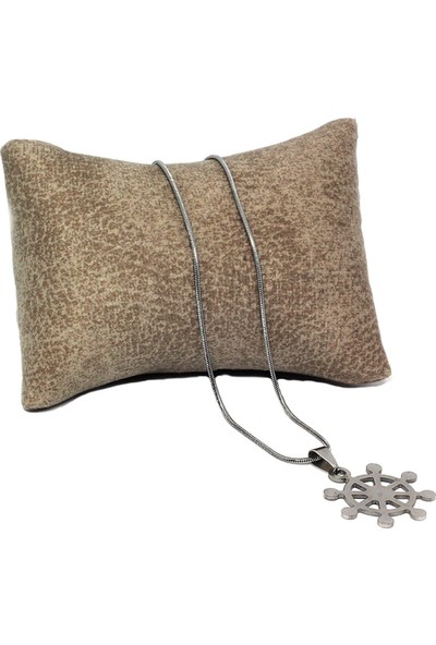 Bakcenter Gemi Dümeni Çelik kolye Bakcenter Gemi Dümeni Çelik kolye