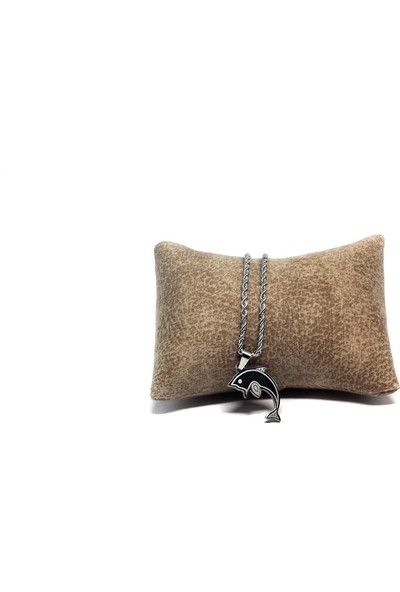 Bakcenter Balık Figürlü Çelik Kolye Bakcenter Balık Figürlü Çelik Kolye