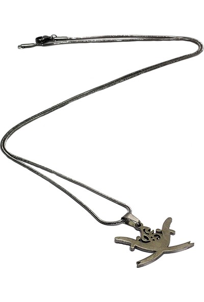 Bakcenter Çift Zülfikar Kılıçlı Çelik Kolye Bakcenter Çift Zülfikar Kılıçlı Çelik Kolye