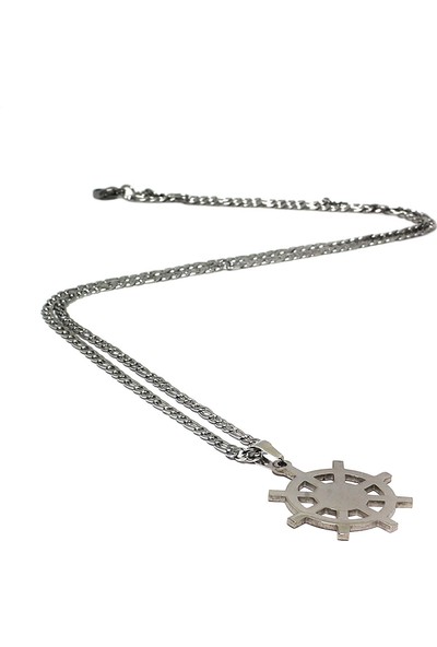 Bakcenter Gemi Dümeni Model Çelik kolye Bakcenter Gemi Dümeni Model Çelik kolye