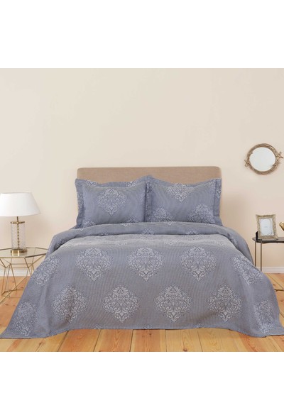 Karaca Home Amelie Indigo Çift Kişilik Yatak Örtüsü Set Karaca Home Amelie Indigo Çift Kişilik Yatak Örtüsü Set