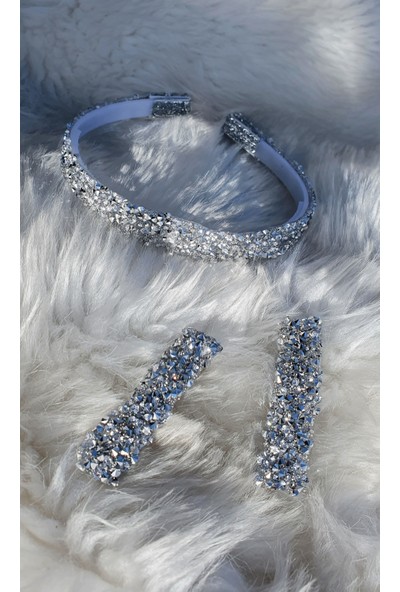 Sermin Şahinkaya Butikalben Full Taş Özel Tasarım Anne Çocuk Toka Seti Şık Toka Tarz Toka Çocuk Tokası Çocuk Toka Taşlı Toka