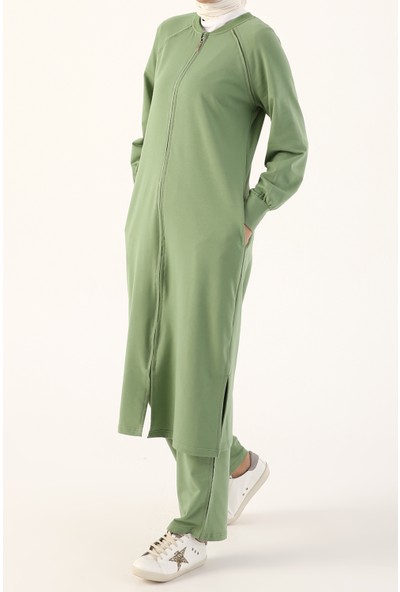 ALLDAY Simli Dikişli Hakim Yaka Eşofman Takımı