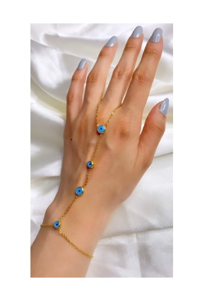 Stainless Steel Çelik Nazar Boncuklu Kadın Şahmeran Stainless Steel Çelik Nazar Boncuklu Kadın Şahmeran