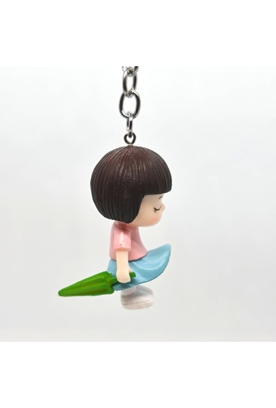 Pag Accessories Şemsiyeli Çocuk Figürlü Hediyelik Lüks Anahtarlık