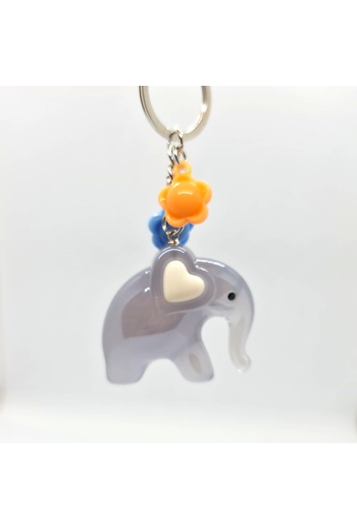 Pag Accessories Fil Şeffaf Renkli Hediyelik Anahtarlık Pag Accessories Fil Şeffaf Renkli Hediyelik Anahtarlık