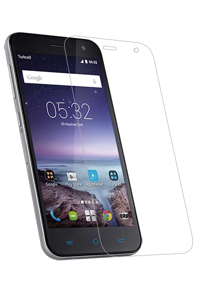 Aksesuar Adası Turkcell T60 Ekran Koruyucu Şeffaf - 1 Adet