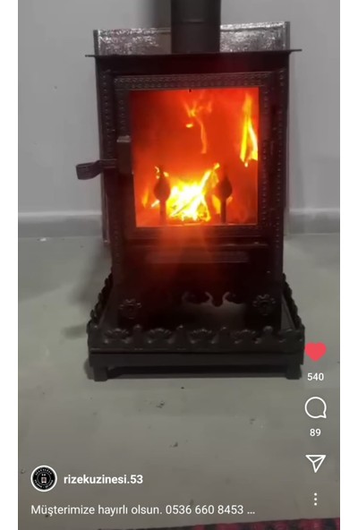 Türütoğlu Kuzine Şömine Mini Şömine Türütoğlu Kuzine Şömine Mini Şömine