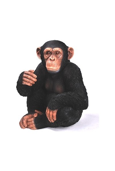 Hot Ant Şempanze Figürü El Boyama 53CM Hot Ant Şempanze Figürü El Boyama 53CM