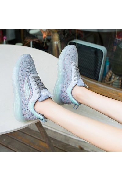 Moyan Yeezy BD16Z08 Gri Kadın Koşu Yürüyüş Yürüyüş Ayakkabıları Hindistan Cevizi Ayakkabıları Kaymaz (Yurt Dışından) Moyan Yeezy BD16Z08 Gri Kadın Koşu Yürüyüş Yürüyüş Ayakkabıları Hindistan Cevizi Ayakkabıları Kaymaz (Yurt Dışından)