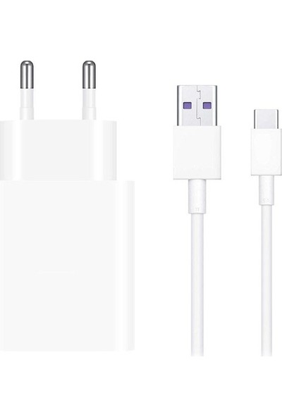 Novvo Huawei USB Type-C 22.5 W Adaptör 5A Şarj ve Data Kablosu Hızlı Şarj