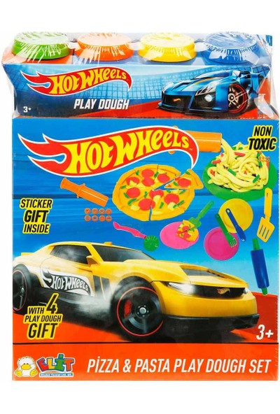 Elit Oyuncak 4 Lü Oyun Hamuru Seti - Hot Wheels Pizza&pasta Elit Oyuncak 4 Lü Oyun Hamuru Seti - Hot Wheels Pizza&pasta