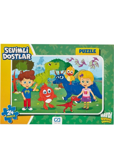 Ca Games Sevimli Dostlar Kırmızı Balık Frame Puzzle/yapboz 24 Parça (Yeşil Tema) Ca Games Sevimli Dostlar Kırmızı Balık Frame Puzzle/yapboz 24 Parça (Yeşil Tema)