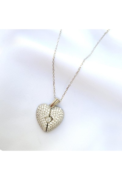 Pier Gümüş Gümüş Kalp Kolye