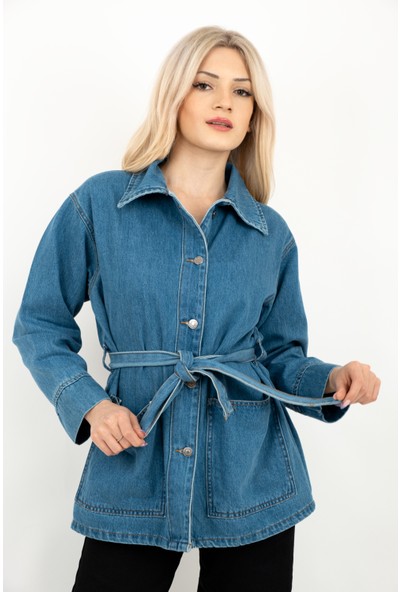 Locate Yeni Sezon Trend Kot Gömlek Locate Yeni Sezon Trend Kot Gömlek