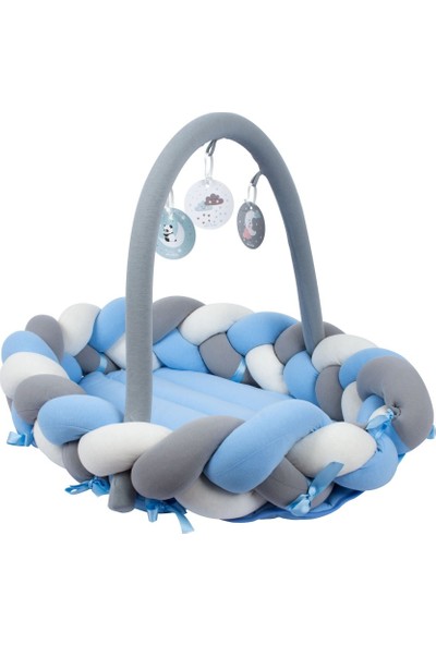 Strongart 3-In-1 Çok Fonksiyonlu Örgü Yatak & Kenar Koruyucu