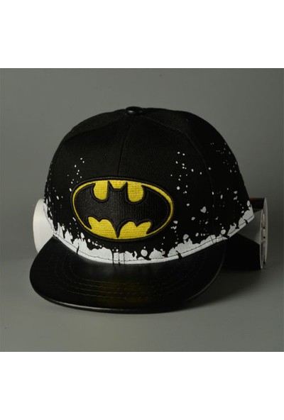 Luxuitems Çocuk Erkek Kız Batman Tuval Strapback Beyzbol Şapkası Hip Hop Ayarlanabilir Kap (Yurt Dışından)