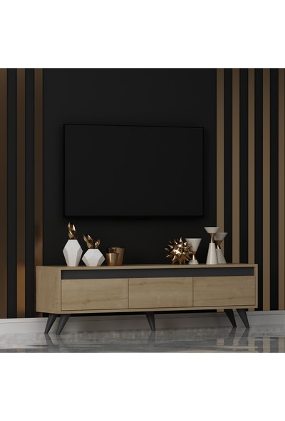 Mert Sert Mobilya Century Meşe Tv Sehpası 150CM Mert Sert Mobilya Century Meşe Tv Sehpası 150CM
