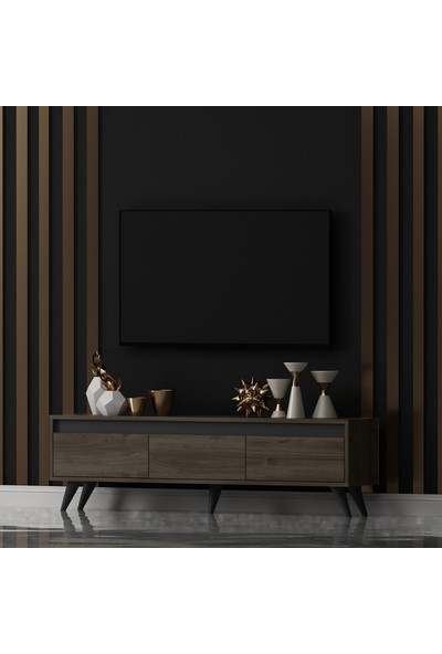 Mert Sert Mobilya Century Ceviz Tv Sehpası 150CM Mert Sert Mobilya Century Ceviz Tv Sehpası 150CM
