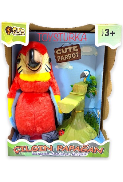Can Oyuncak Ses Taklit Eden Papağan Oyuncak Papağan 32