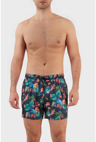 Ruck & Maul Desenli Cepli Mayo Short Erkek Mayo Short RMM46F000002 Ruck & Maul Desenli Cepli Mayo Short Erkek Mayo Short RMM46F000002