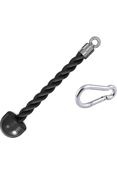Profesyonel Tekli Triceps Halatı Kanca Hediyeli Profesyonel Tekli Triceps Halatı Kanca Hediyeli